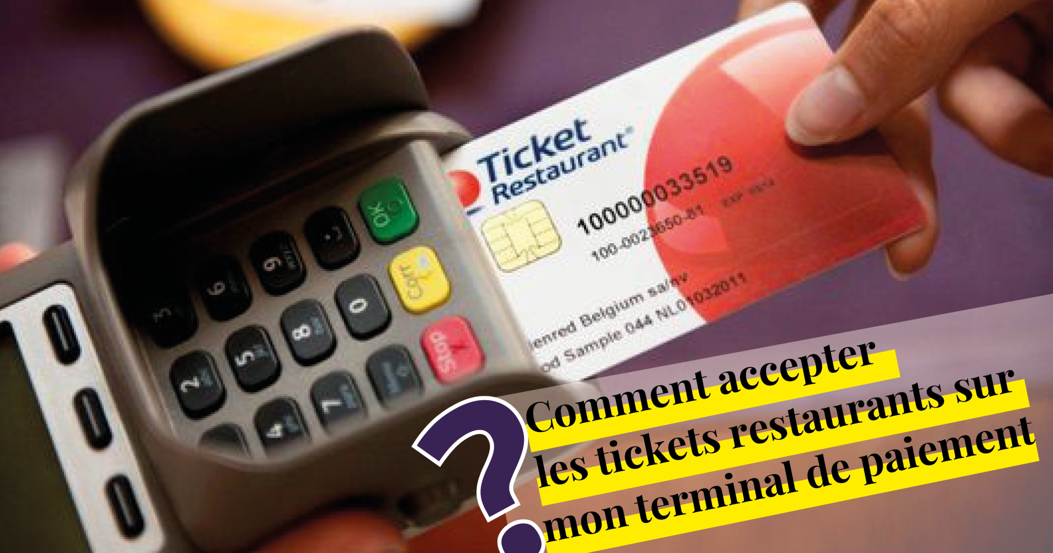 Comment accepter les tickets restaurants sur mon Terminal de paiement ...